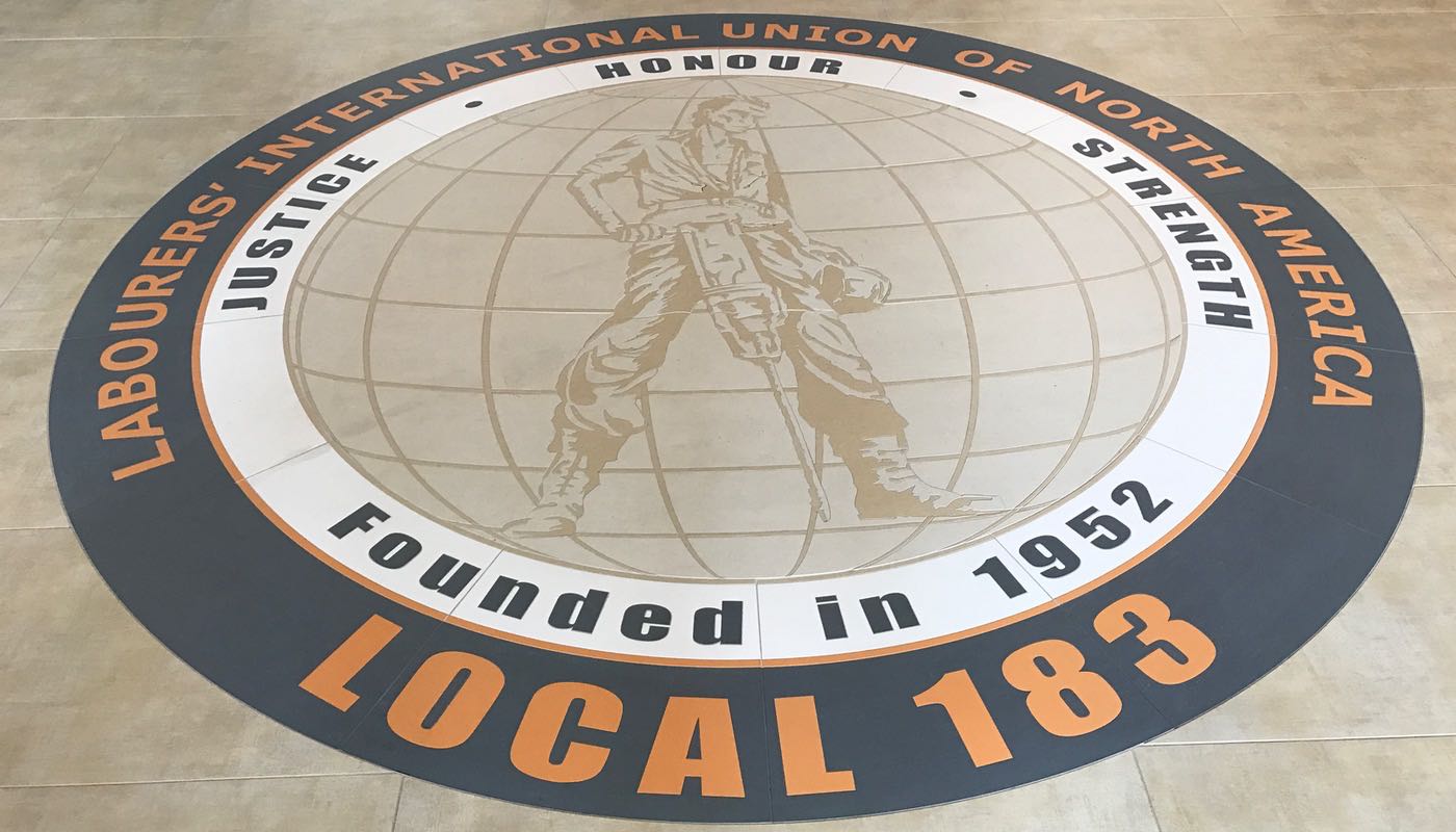 Waterjet Cutting Project Spotlight: LIUNA Local 183