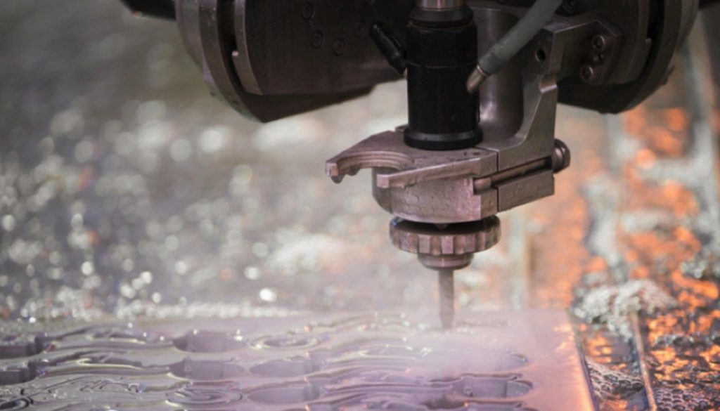 Waterjet Cutting Through Steel Explained – Antech Technologies Inc.