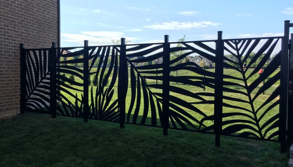 Waterjet Cutting Project Spotlight: Custom Cut Residential Fence ...